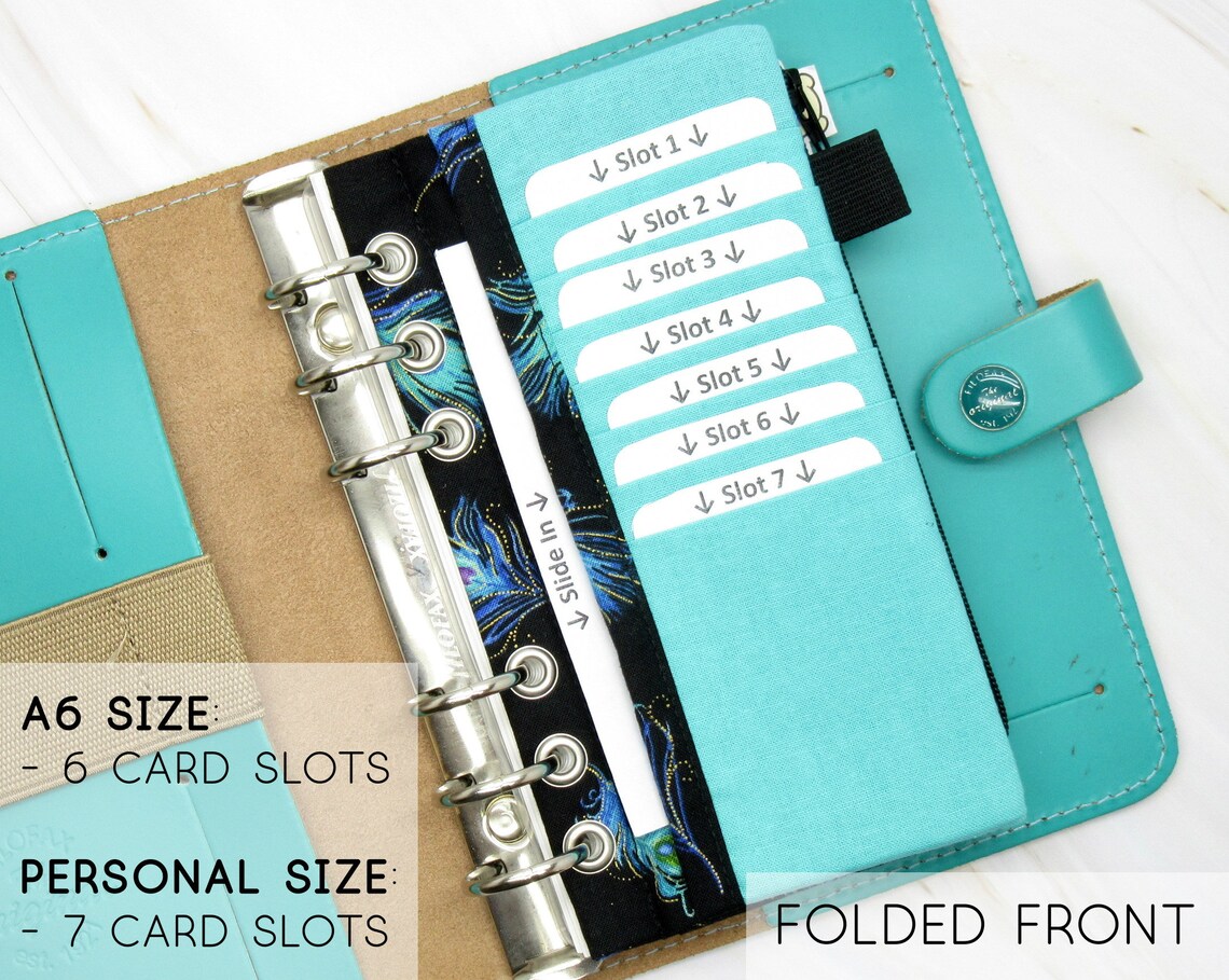 Custom Wallet Insert for Filofax Diary Refills Week on Two | Etsy