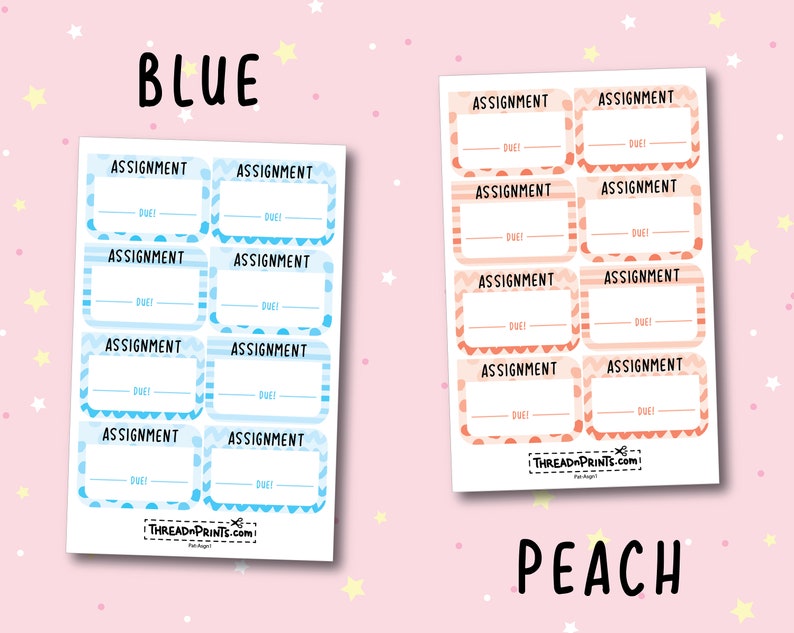 Assignment Assignment Box Sticker Homework College Student | Etsy