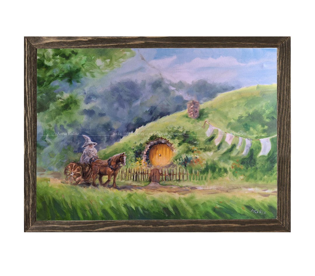 Gandalf is Back - Original Oil Painting | Tolkien Inspired Art, the ...