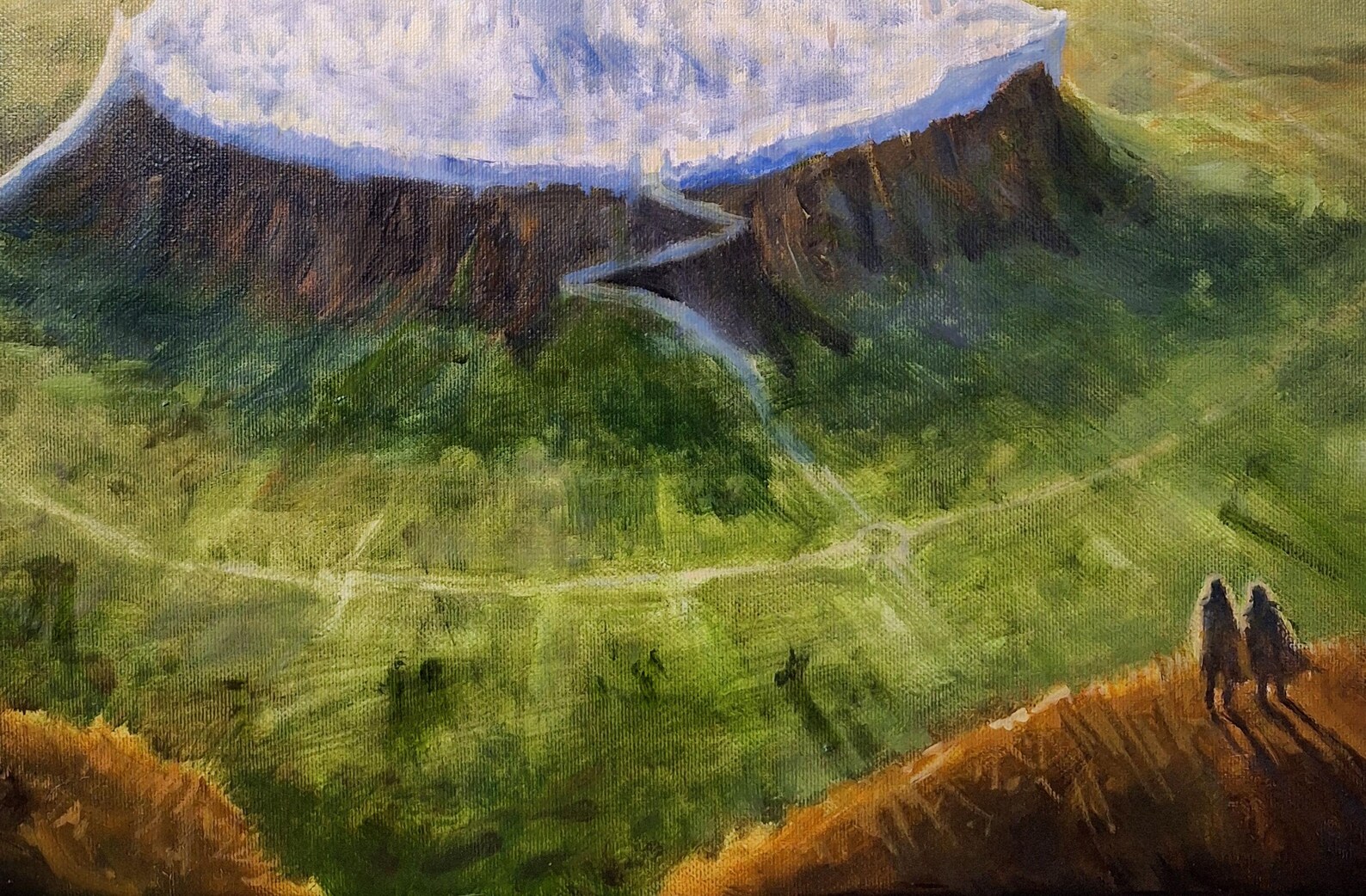 Gondolin - Print | Silmarillion Art |tolkien Inspired Handmade Original ...