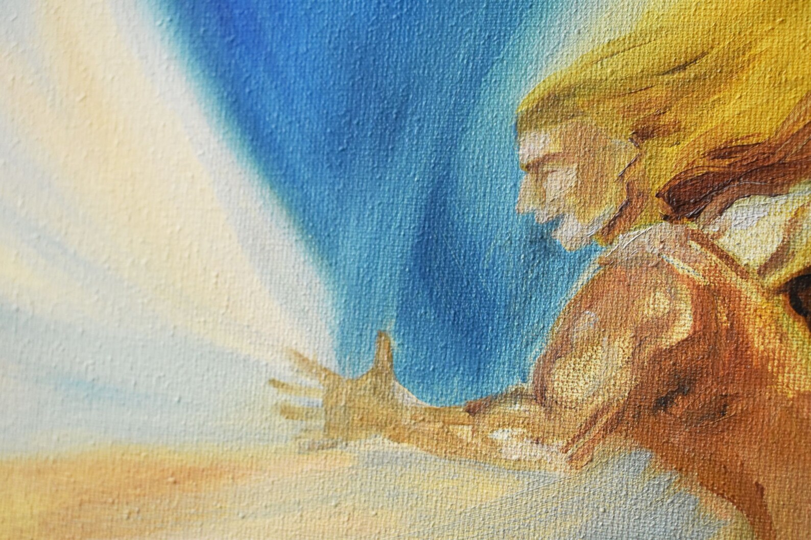 Valar Tulkas Silmarillion Inspired Original Oil Painting - Etsy