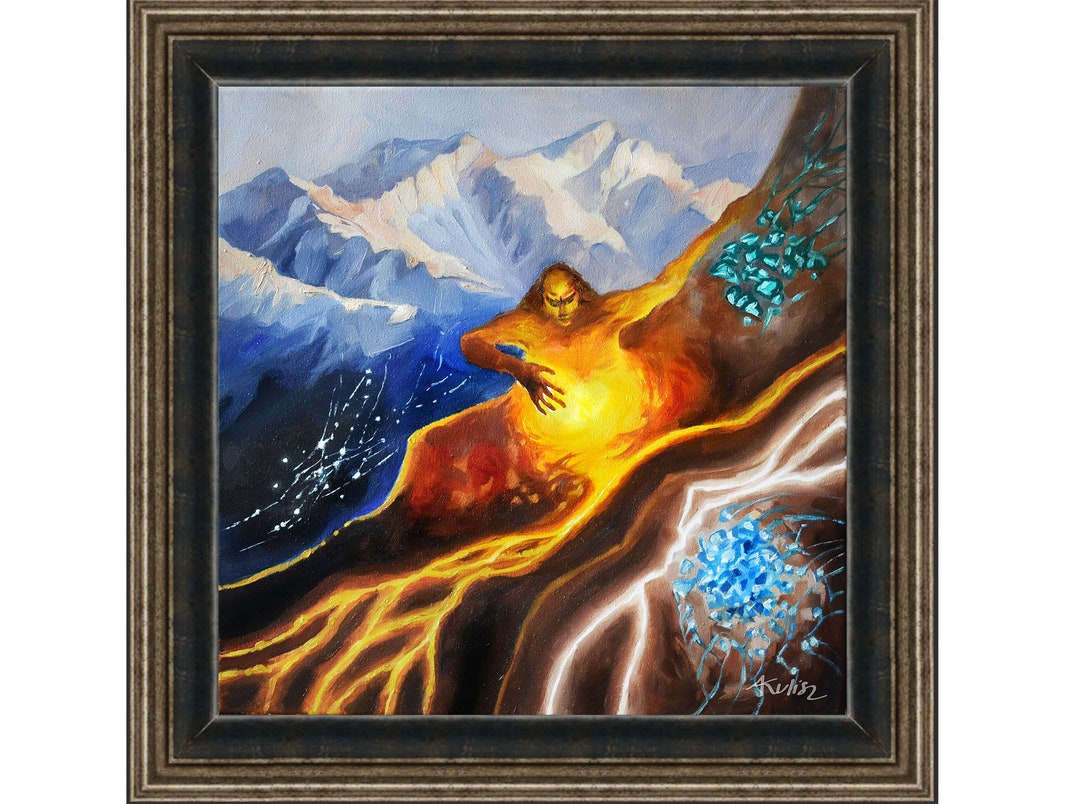 Valar - Aulë || Silmarillion Inspired Original Oil Painting on Canvas ...