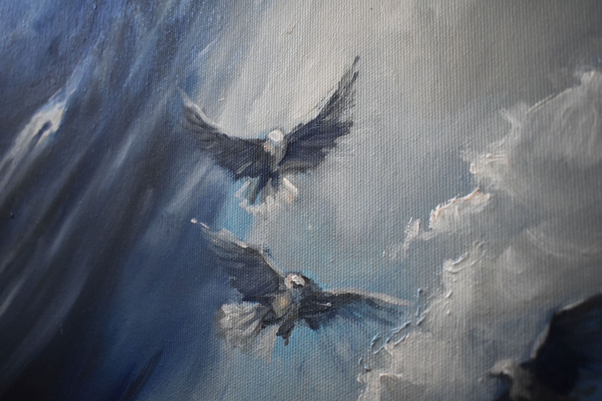 Valar Manwë Silmarillion Inspired Original Oil Painting - Etsy