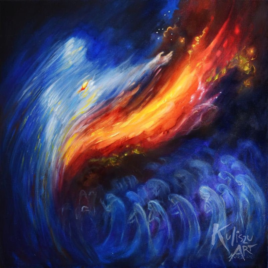 Ilúvatar's Mighty Theme - Print | Original Silmarillion Art - Etsy