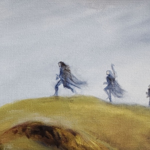 The Three Hunters - Print | Original Lotr Art | Tolkien Inspired ...