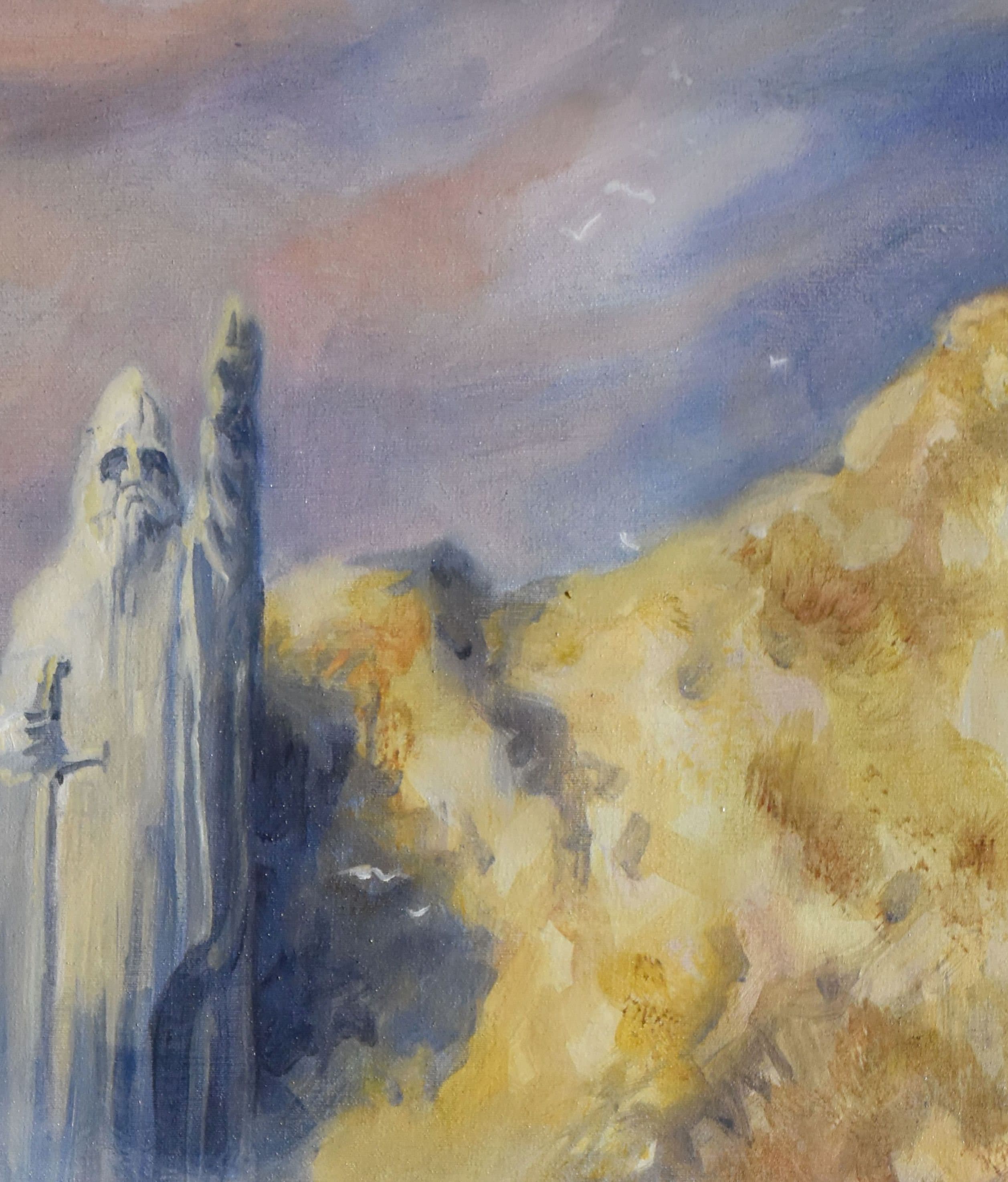 The Argonath - Print | Original Lotr Art | Tolkien Inspired ...