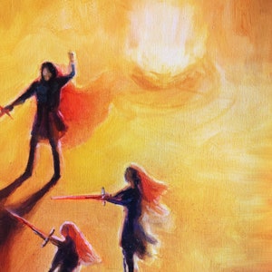 The Oath of Fëanor - Print of an Oil Painting || Original Silmarillion ...