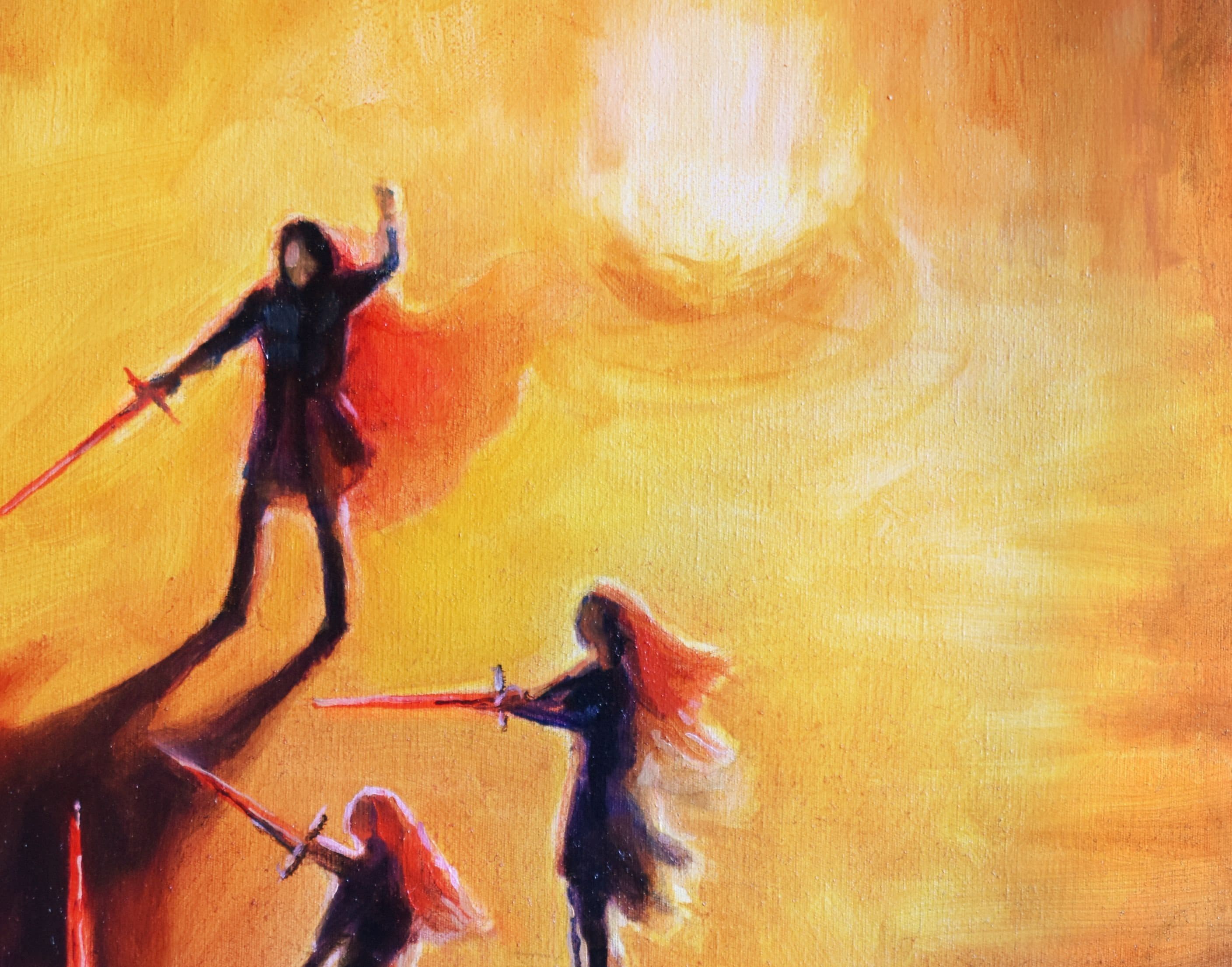 The Oath of Fëanor - Print of an Oil Painting || Original Silmarillion ...