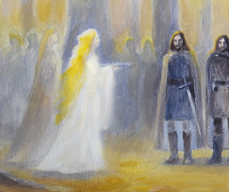 The Gifts of Galadriel - Print From Oil Painting || Original Lotr Art ...