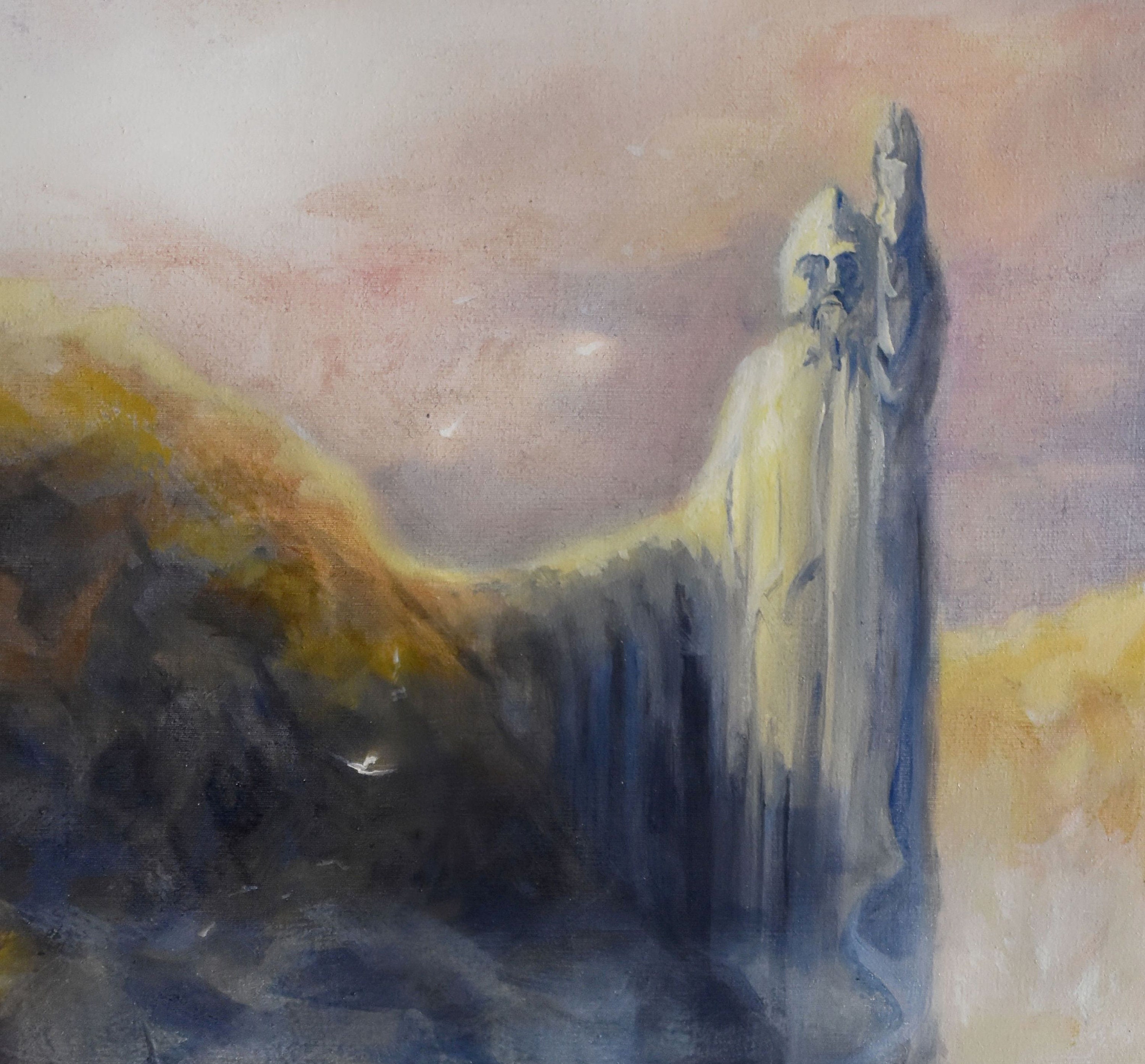 The Argonath - Print | Original Lotr Art | Tolkien Inspired ...