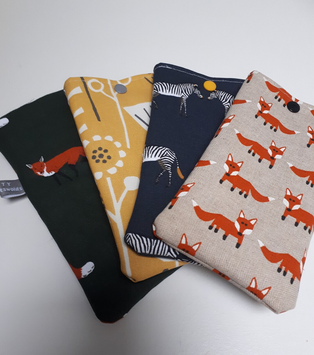Mobile phone case - padded phone case - fox phone case - phone pouch ...