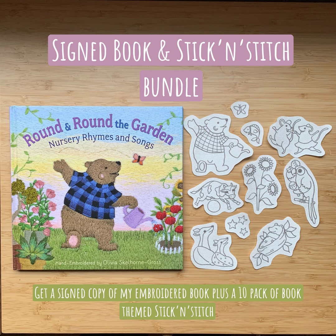 Bundle: Signed Book + Stick & Stitch 10 Pack - Etsy