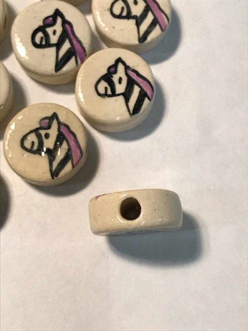 12 Pieces Hand Painted Zebra Beads 17 Mm | Etsy