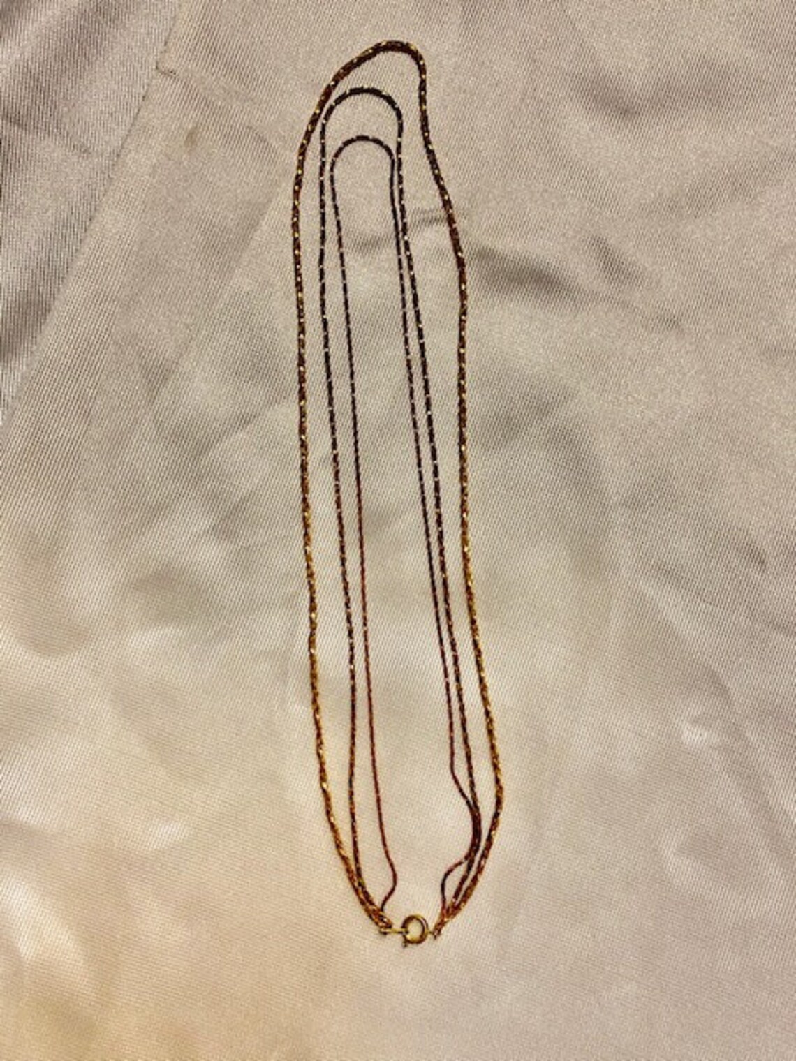 12 Pieces Brass Twisted Peanut Bib Chain 16-18-20 | Etsy