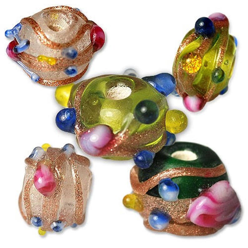 72 Pcs Glass Wedding Cake Beads 7mm Assorted Colors - Etsy