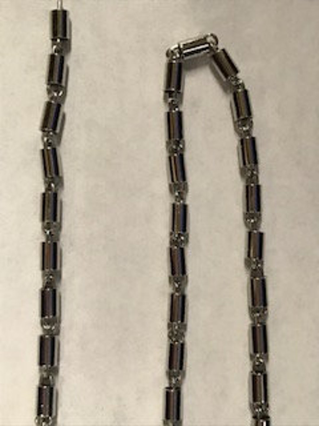 3FT Silver Plated Tube Chain, 3 X 4mm Tubes - Etsy
