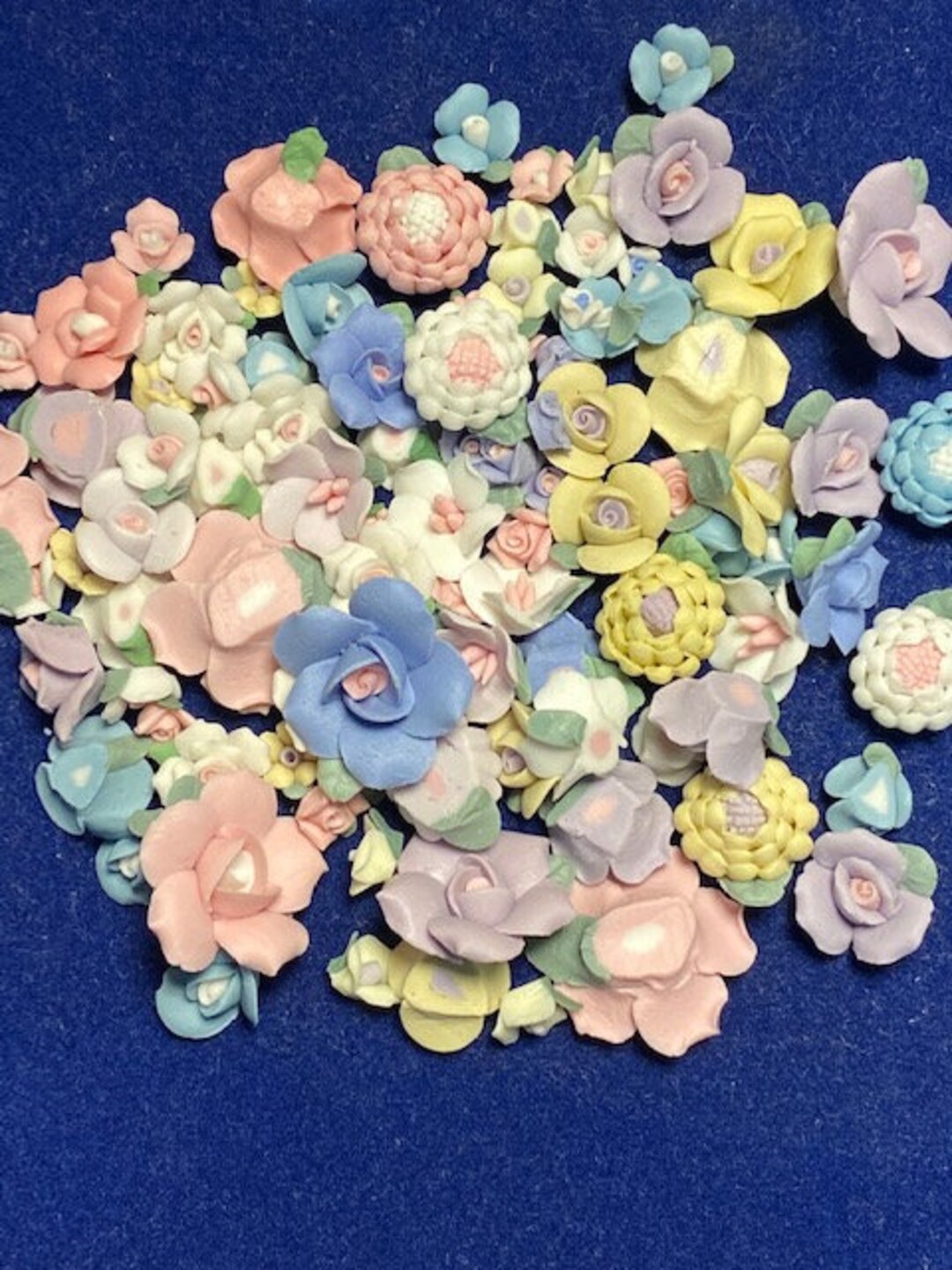 Assorted Porcelain Roses, Mixed Colors and Sizes - Etsy