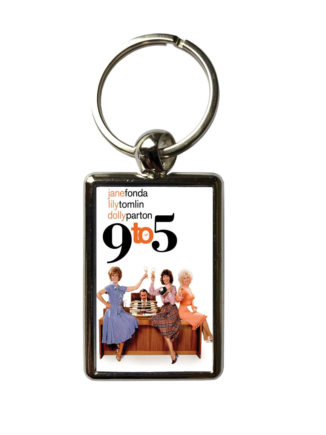 9 to 5 Dolly Parton Metal Keyring – High-quality Keychain With Vibrant ...