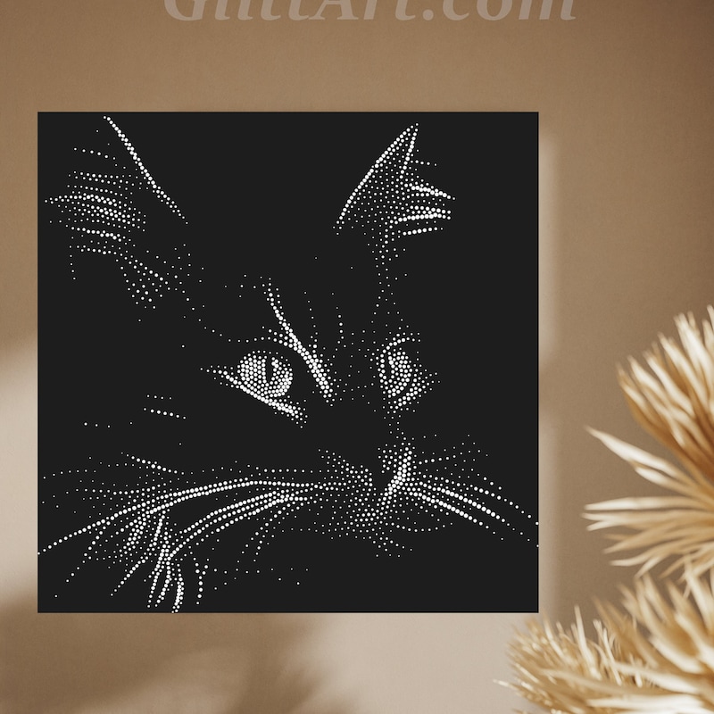 Cat Diamond Painting Kit - Etsy