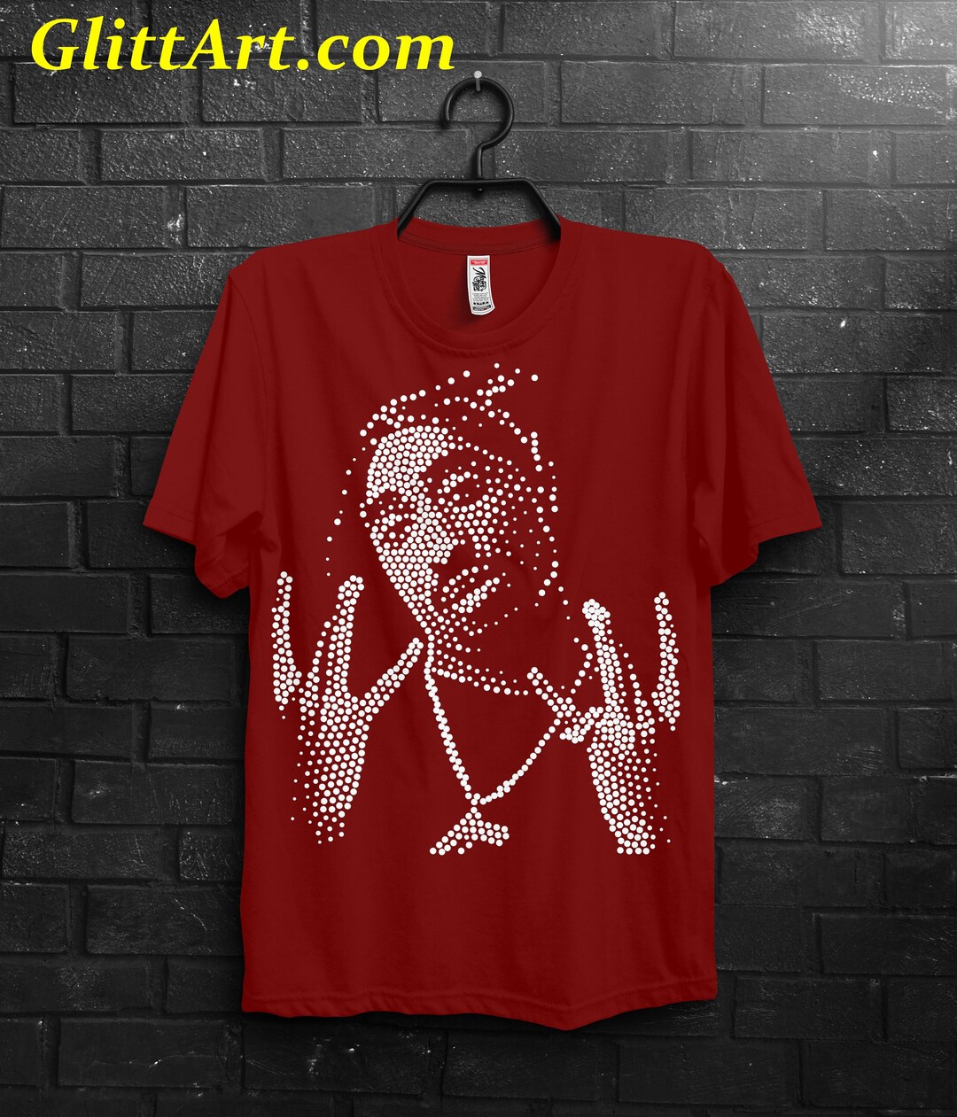 2pac Iron-on Transfer Bling Crystals Diamante Gems Applique Design ...