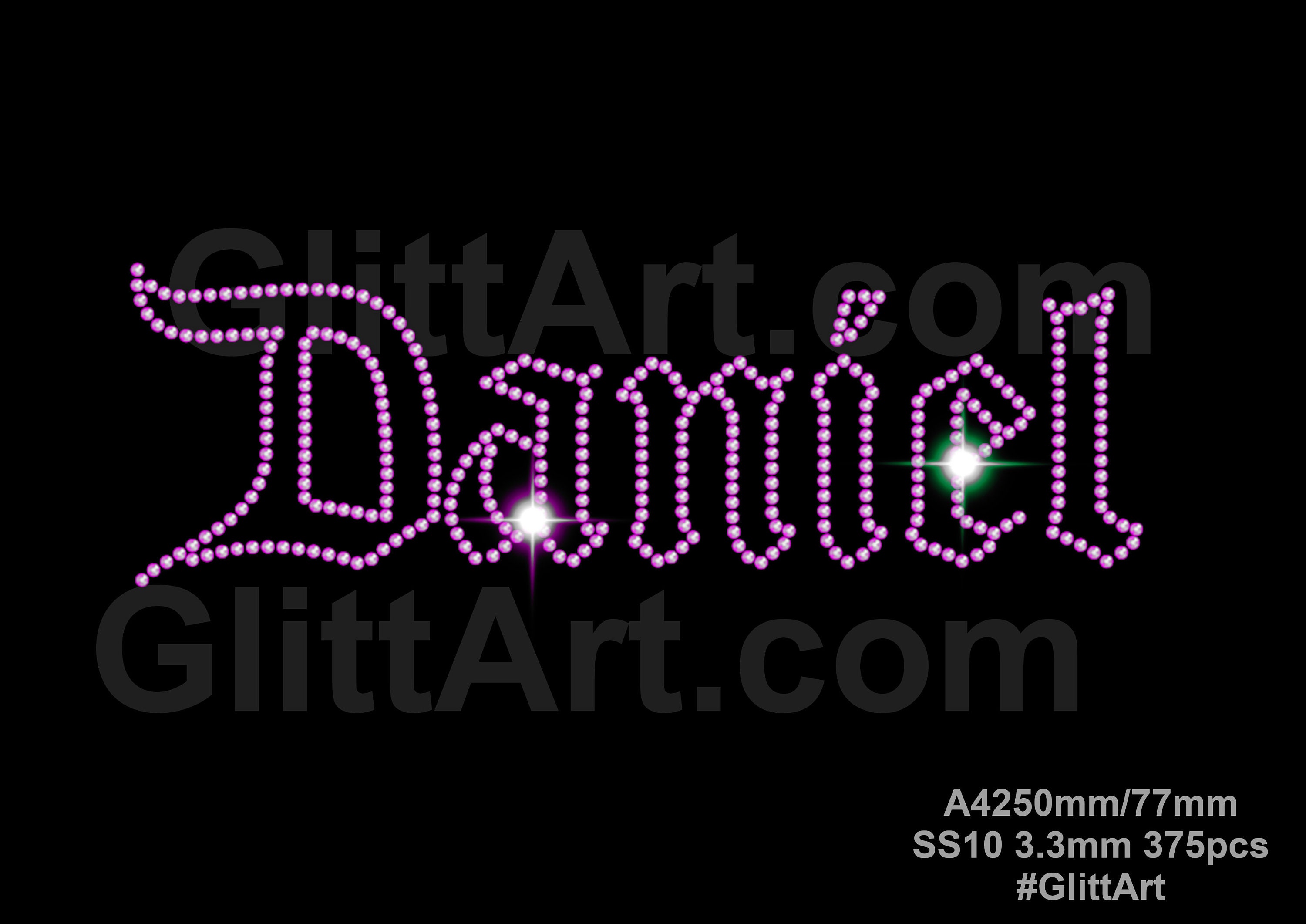 The Name Daniel In Bubble Letters