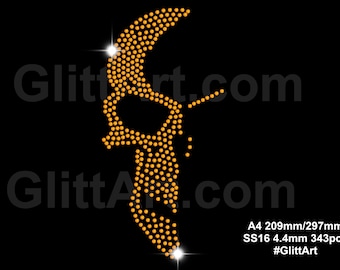 Betty Boop SS10 Rhinestone Crystals Diamante Template Digital Download ...