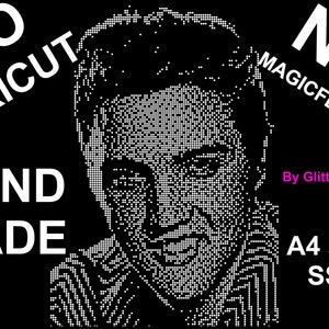Elvis Presley SS6 Rhinestone Portrait Digital Template for Handmade ...