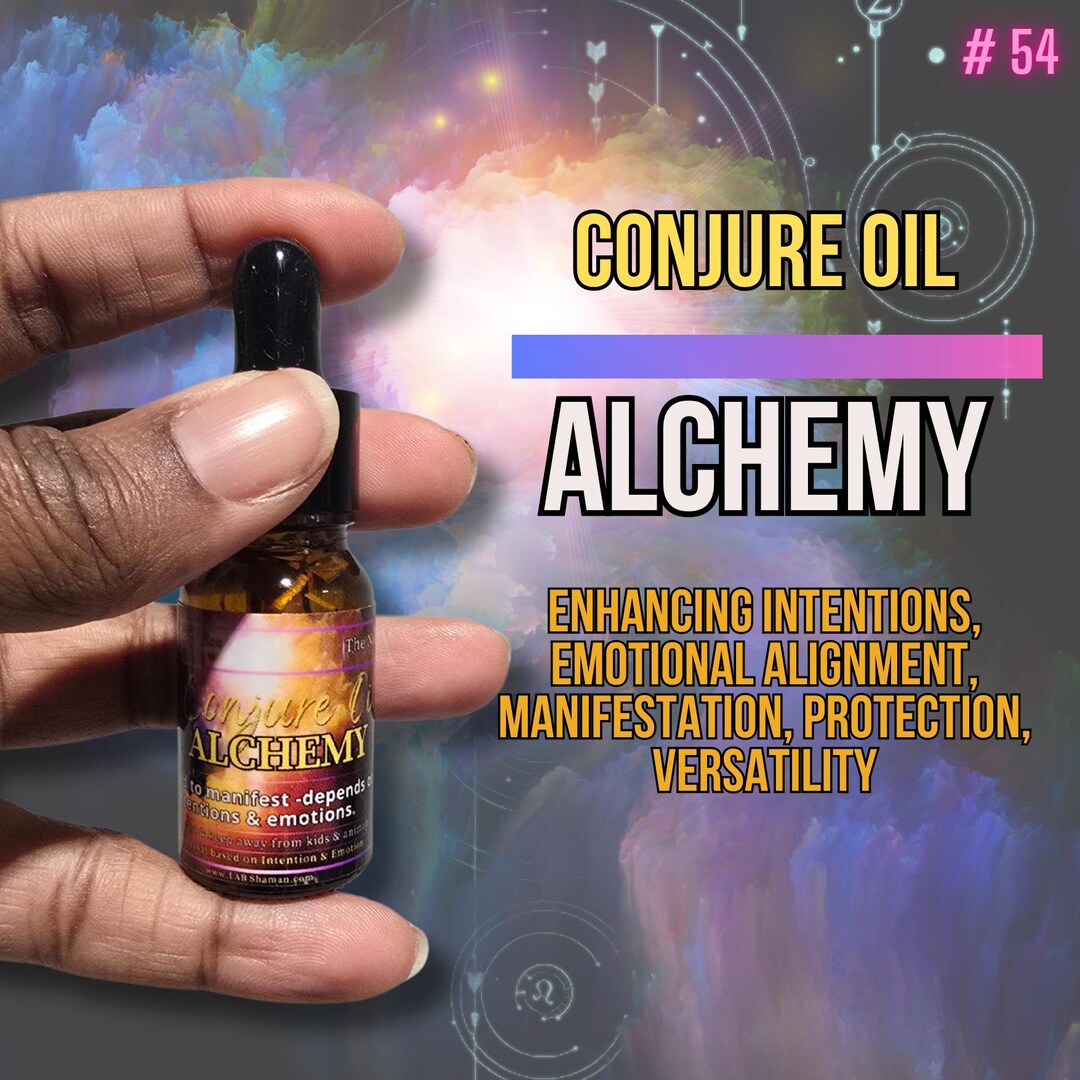 Alchemy Oil | Manifest Conjure Oil | | Versatile | Enhance Intentions ...