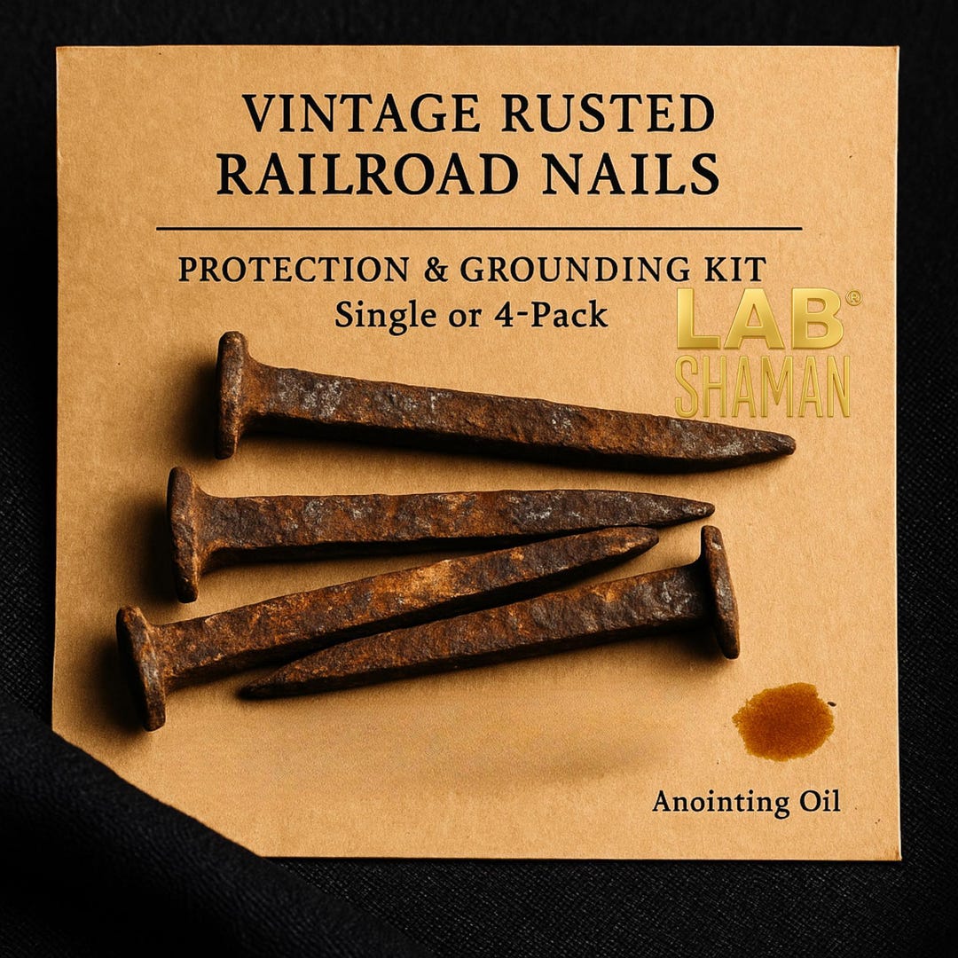 Vintage Rusted Railroad Iron Nails | (single or 4-pack) Hoodoo ...