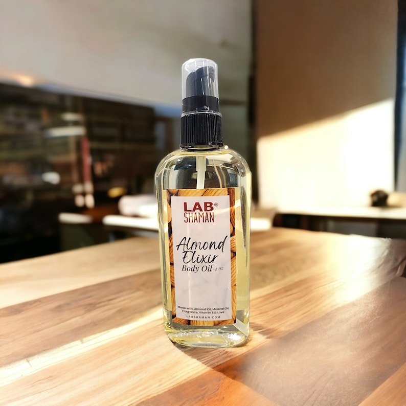Almond Elixir | Body Oil | the Dupe | LAB Shaman - Etsy