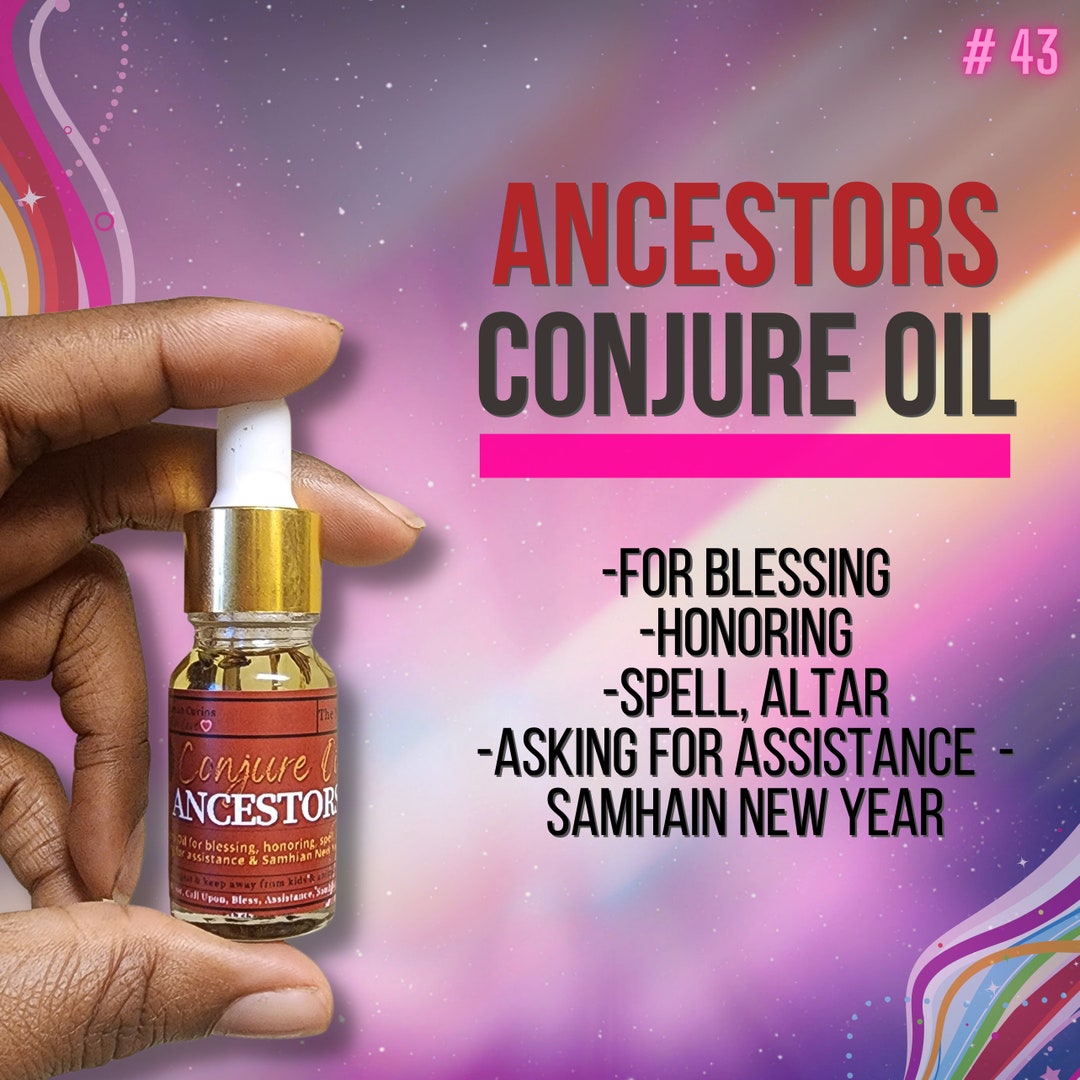 Ancestors Conjure Oil | Altar | Honor | LAB Shaman - Etsy