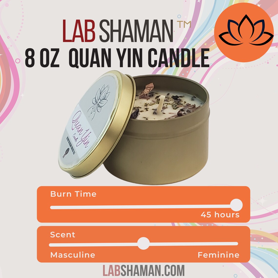 Quan Yin / Kwan Yin, Guan Yin, Goddess Candle | LAB Shaman - Etsy