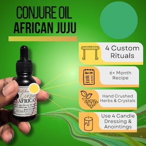 African Juju Conjure Oil | Psychic | Versatile | Protection | Success ...