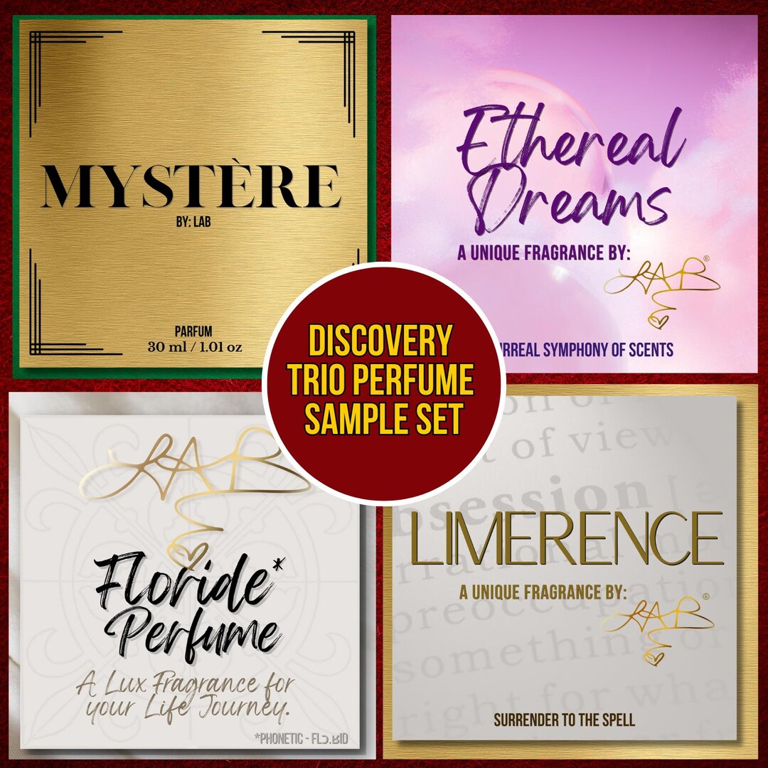 The Discovery Trio | You Choose Perfume Sampler | LAB Shaman’s Artisan ...