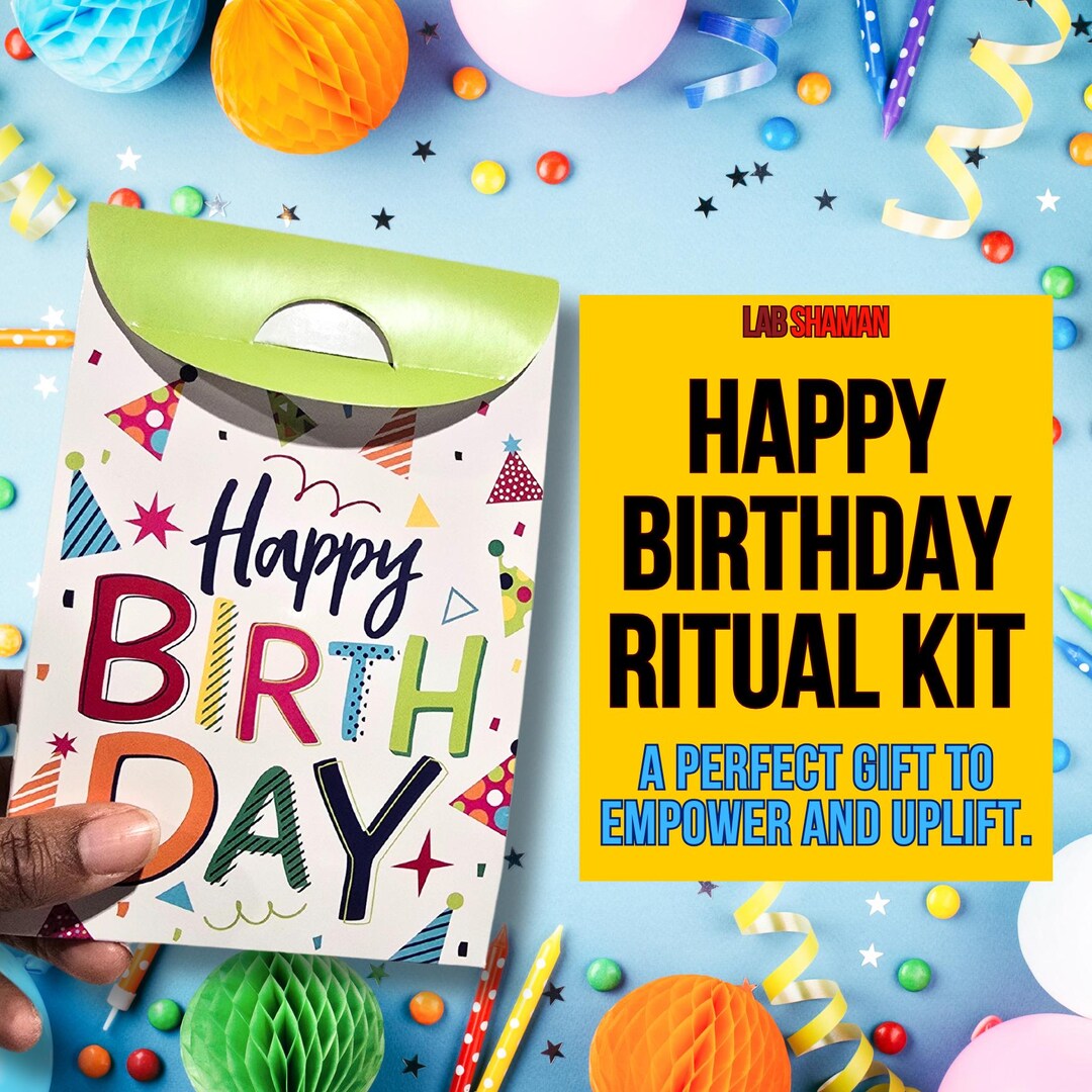 Happy Birthday Ritual Kit | Celebrate, Protect, & Shine | Spiritual ...