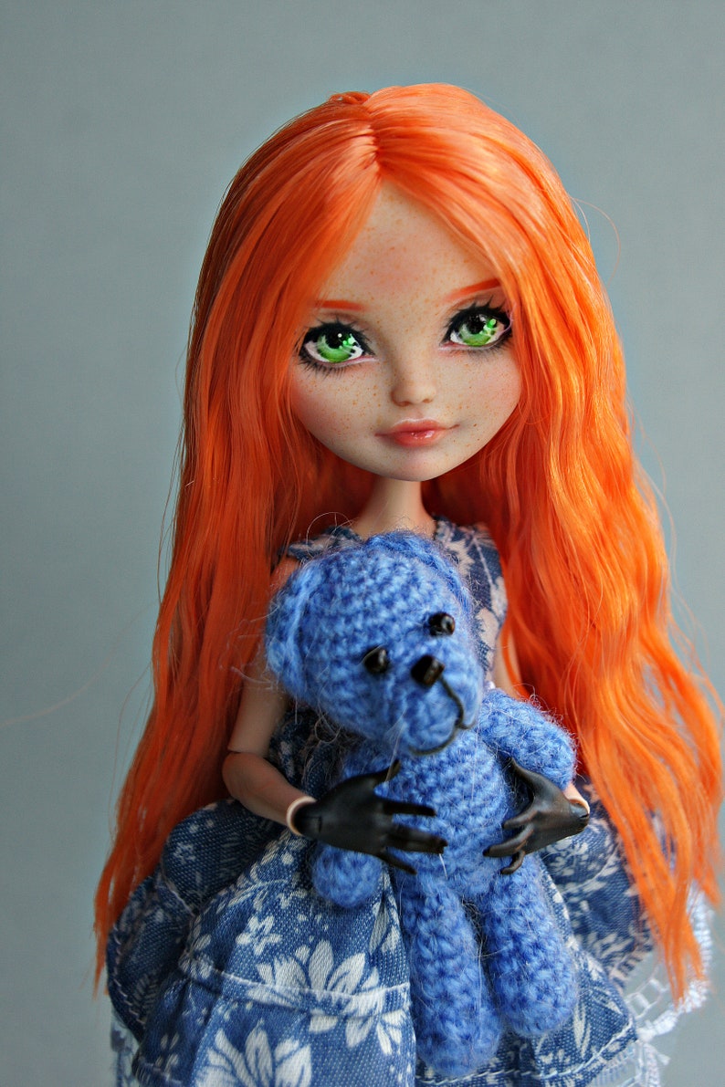 Ooak Monster High Custom Order Rerooting Hair On Your Doll Etsy