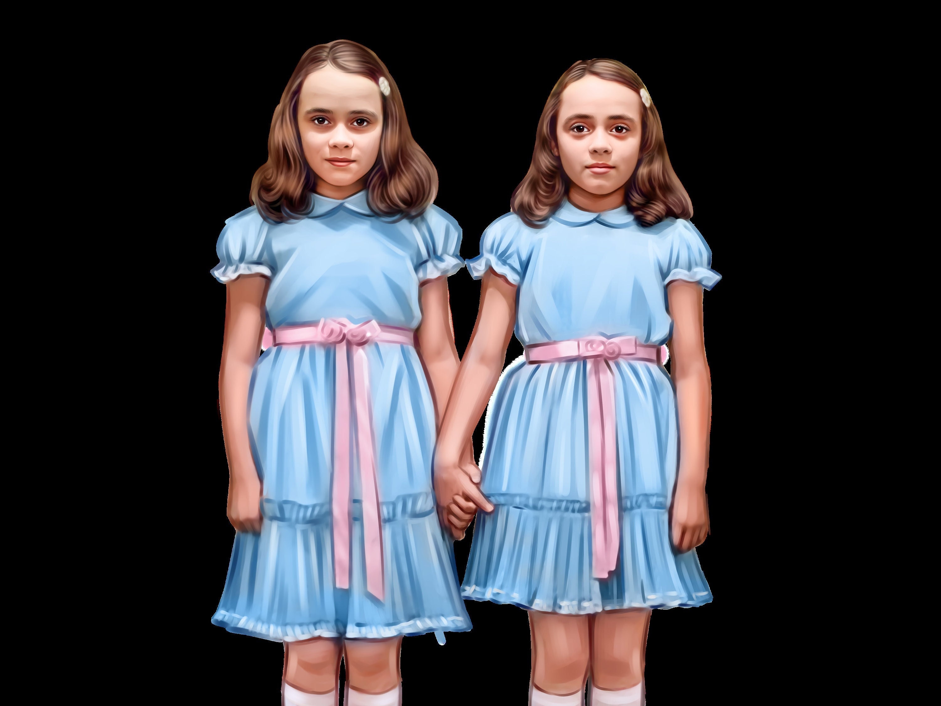 The Shining Twins Png Horror Movie Poster Horror Movie | Etsy Canada