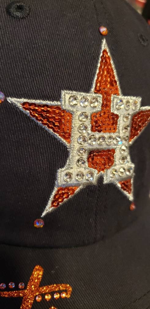 Houston Astros Bling Hats and Caps - Etsy