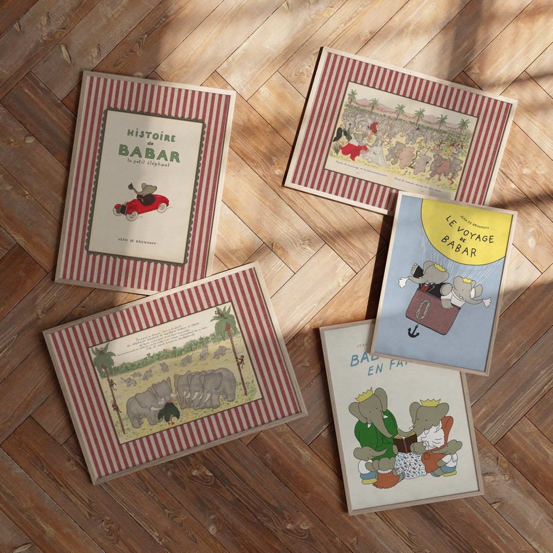 Babar Inspired Art 006 | Framed Print - Etsy