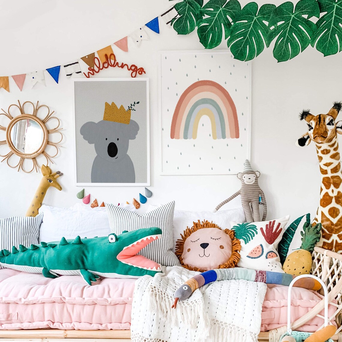 Rainbow Wall Art - Subtle Colours | Unframed - Etsy