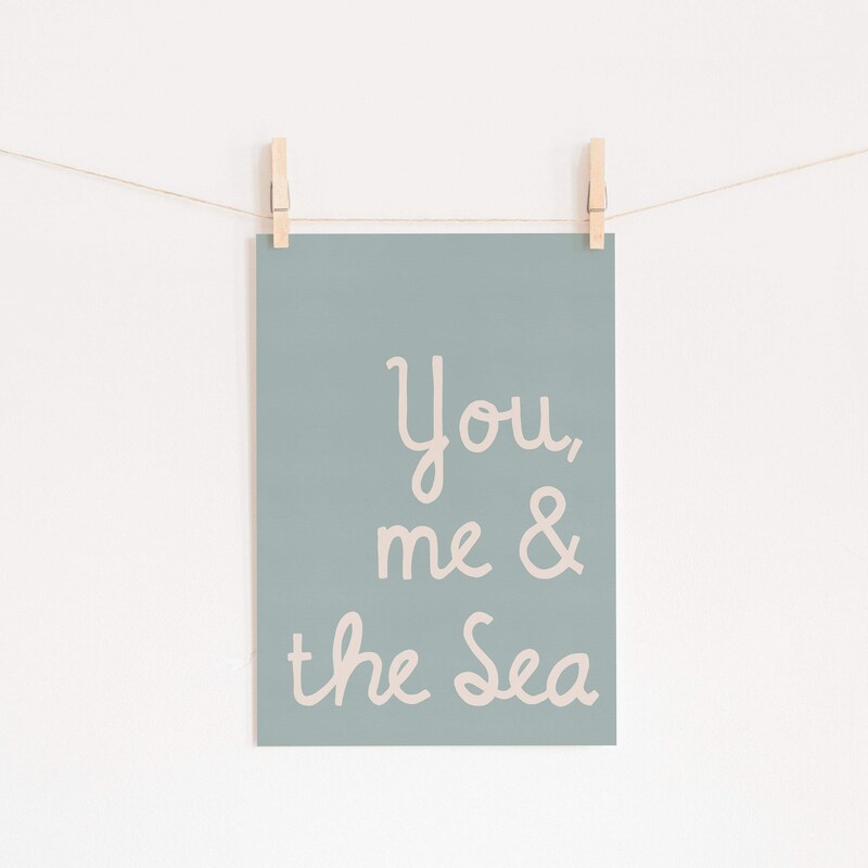 You Me and the Sea - Etsy