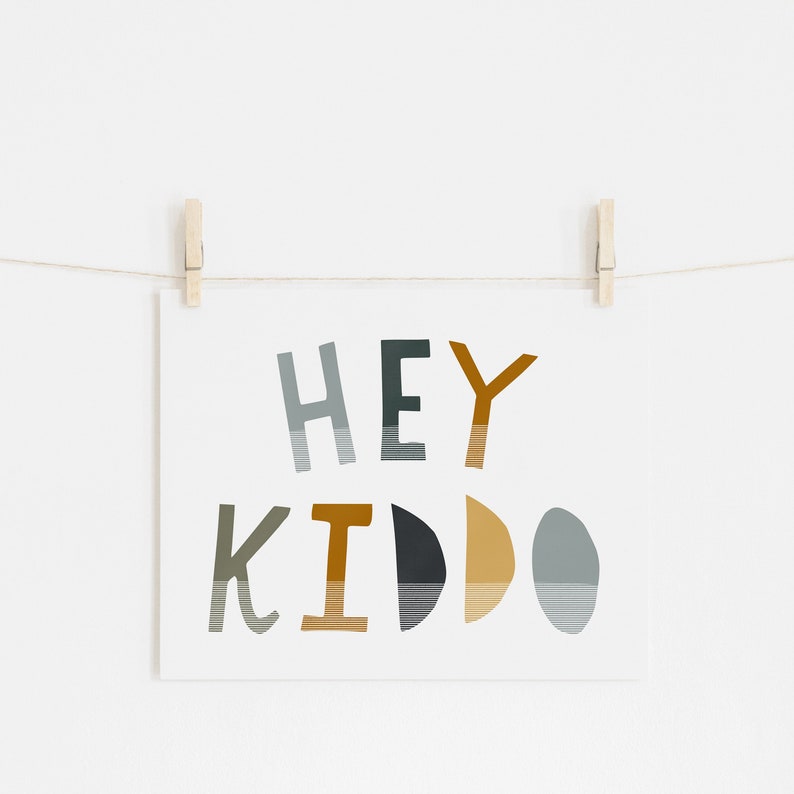 Hey Kiddo - Jungle (landscape) | Unframed - Etsy