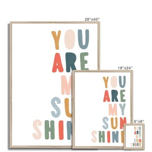 You Are My Sunshine - Magic Carpet | Framed Print - Etsy
