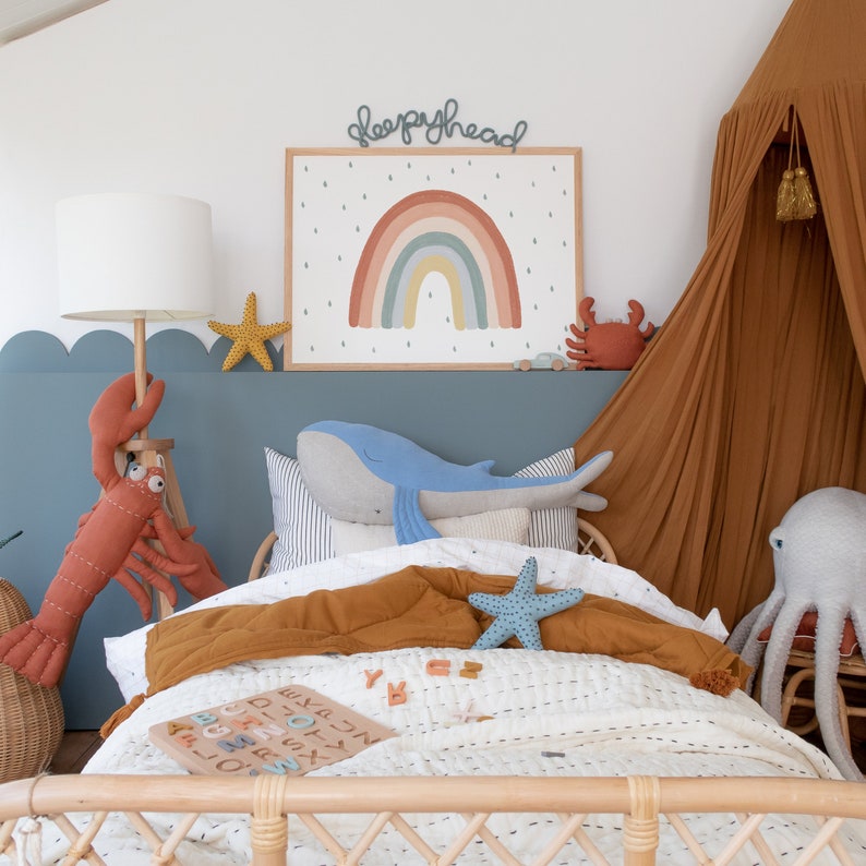 Rainbow Wall Art Subtle landscape Framed Print - Etsy