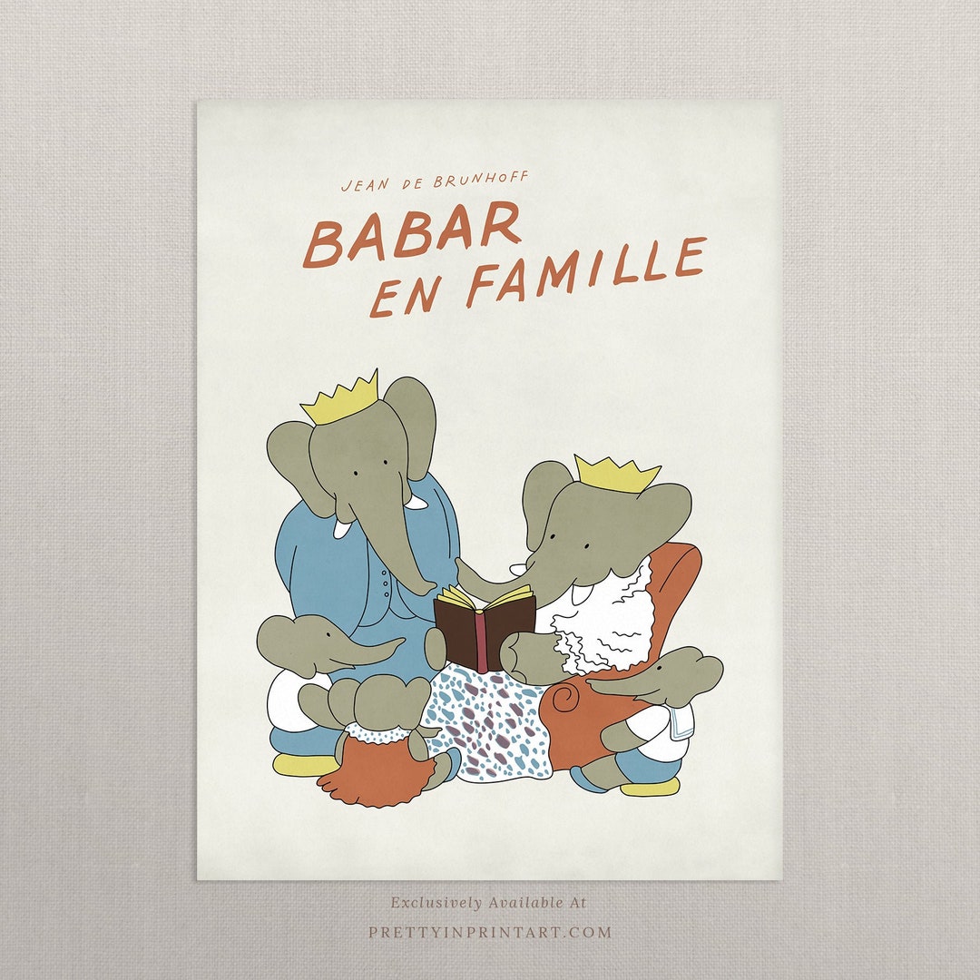 Babar Nursery Art 002 Fine Art Print - Etsy