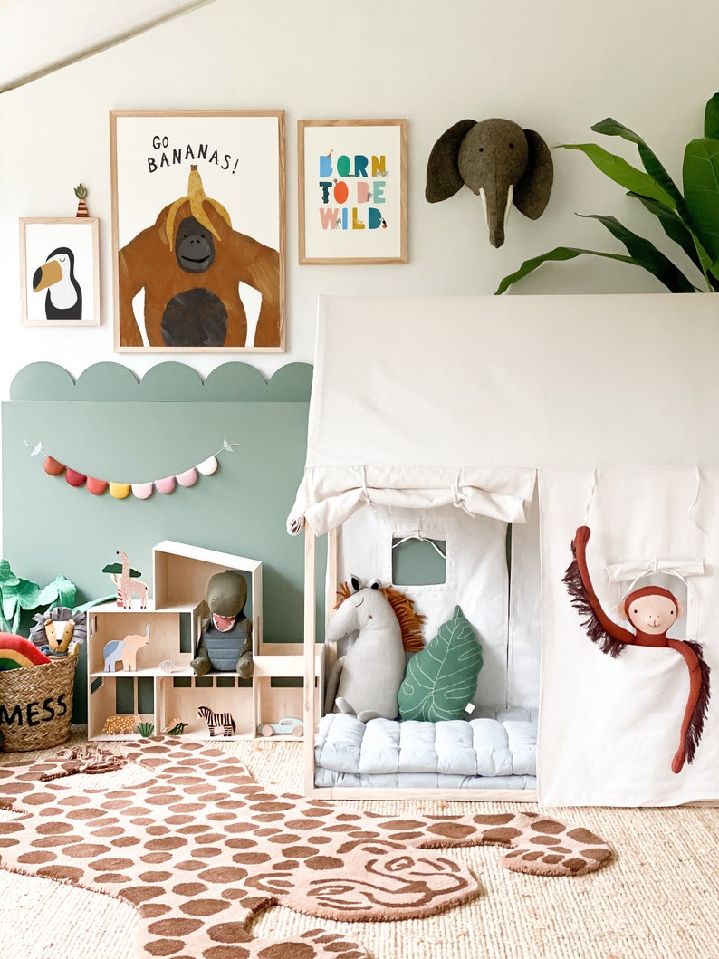 Go Bananas Orangutan Poster Unframed - Etsy