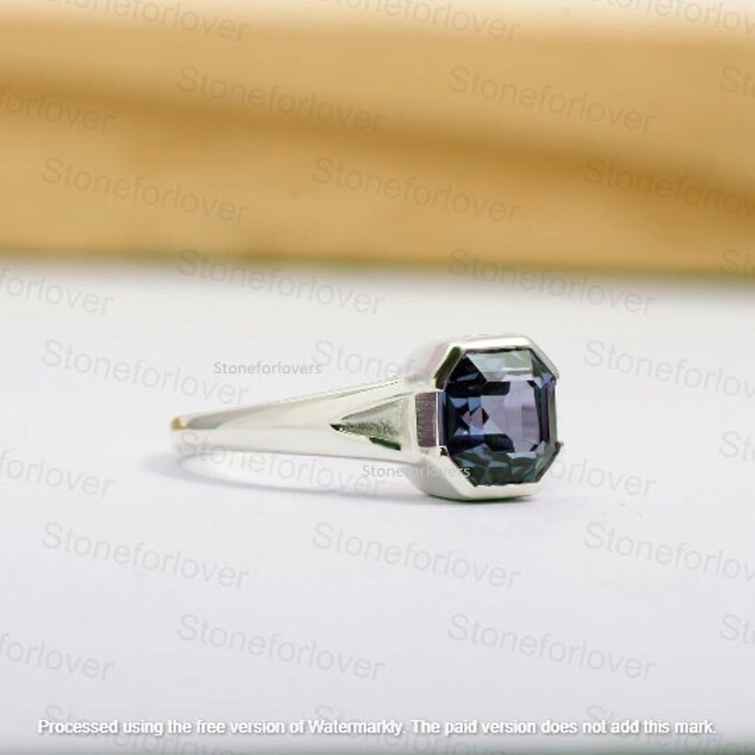 Beautiful Handmade Alexandrite Stone Unisex Ring/solid Silver 925 ...
