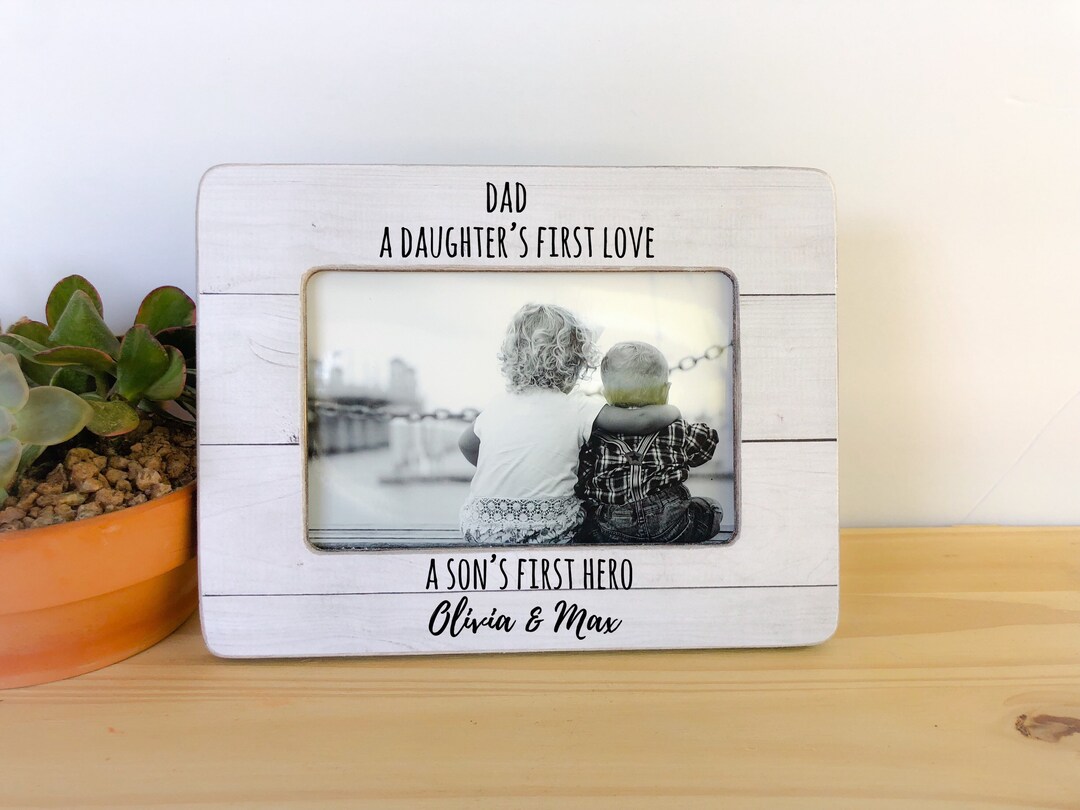 Dad Frame. Father's Day Gift. First Father's Day Frame. New Dad Gift ...
