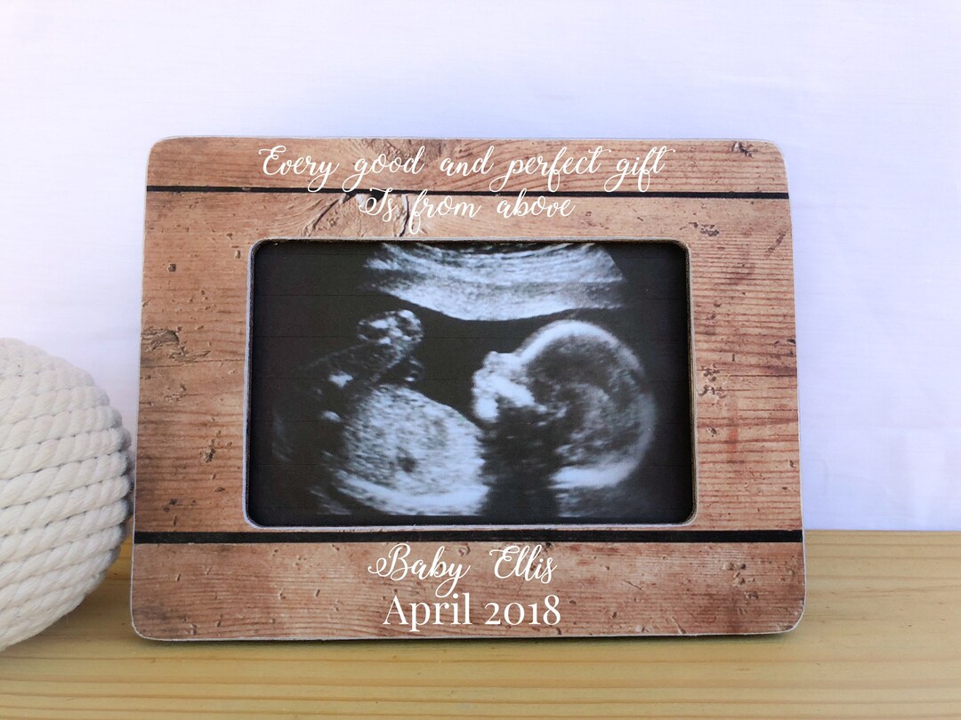 Personalized Baby Frame Nursery Decor Pregnancy Frame Newborn Gift New ...