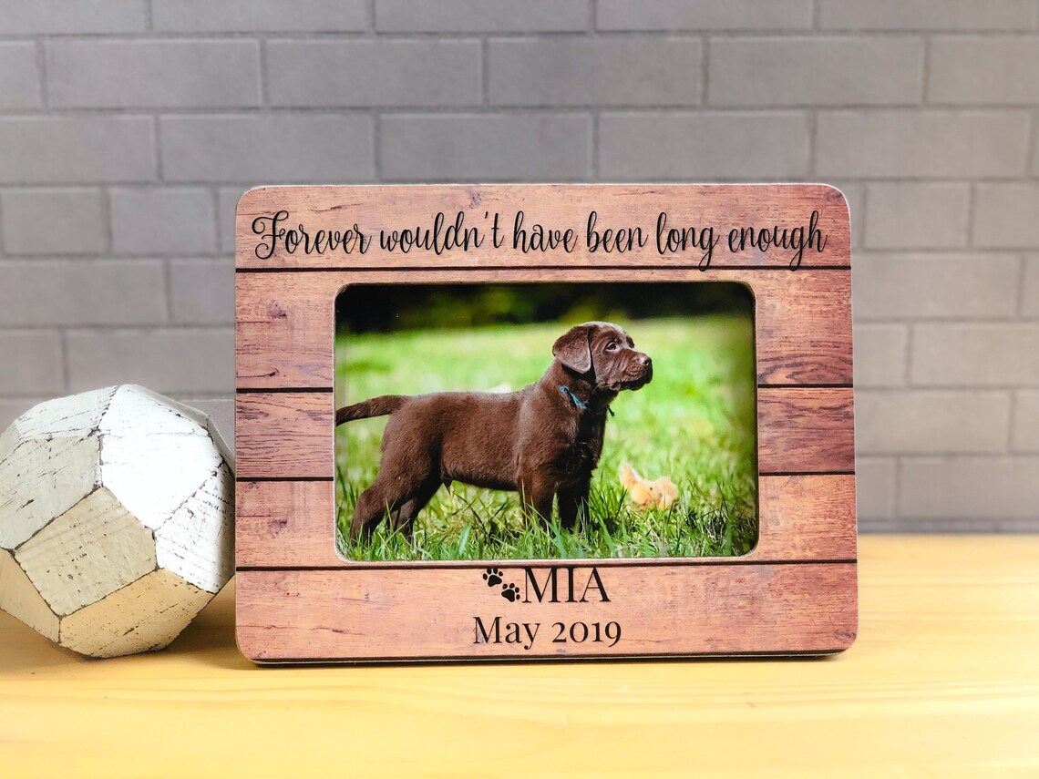 Personalized Dog Cat Frame Dog Memorial Frame Pet Loss Gift - Etsy